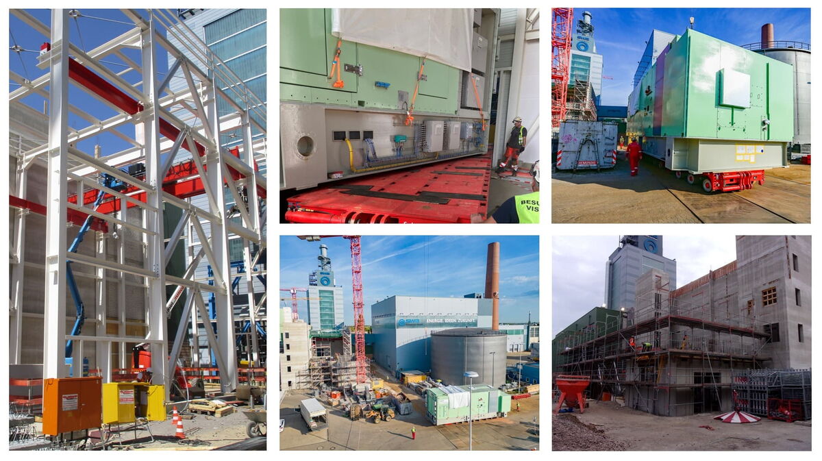 Step by step to the green combined heat and power plant with new ...